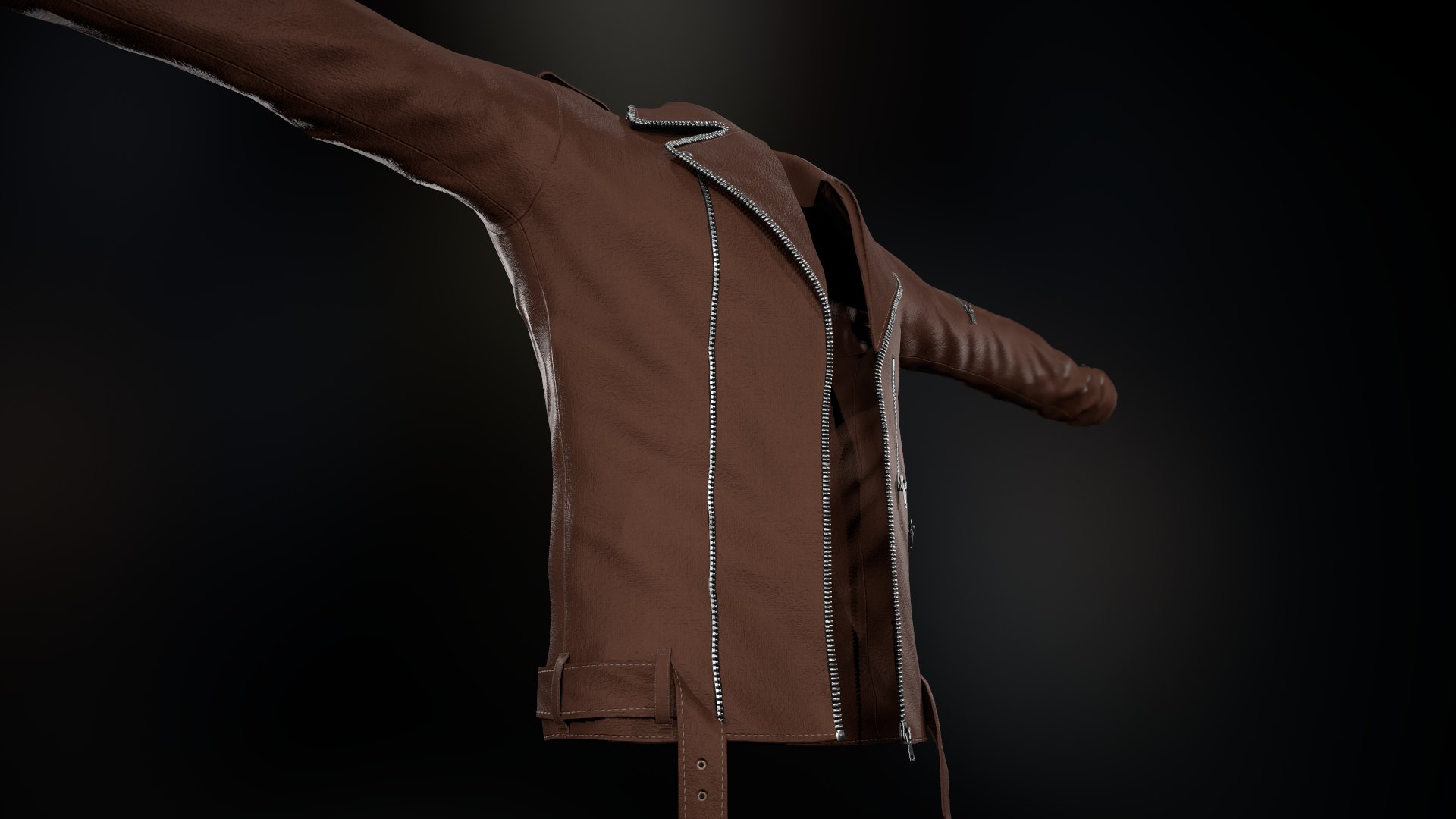 Brown Jacket 3D - TurboSquid 1447968