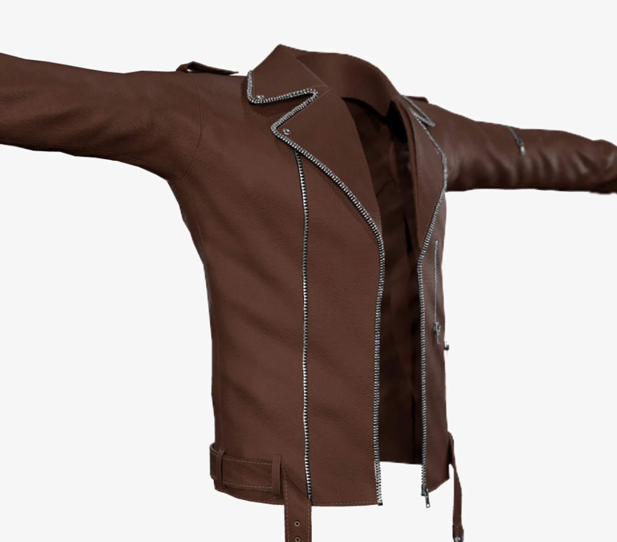 Brown Jacket 3D - TurboSquid 1447968