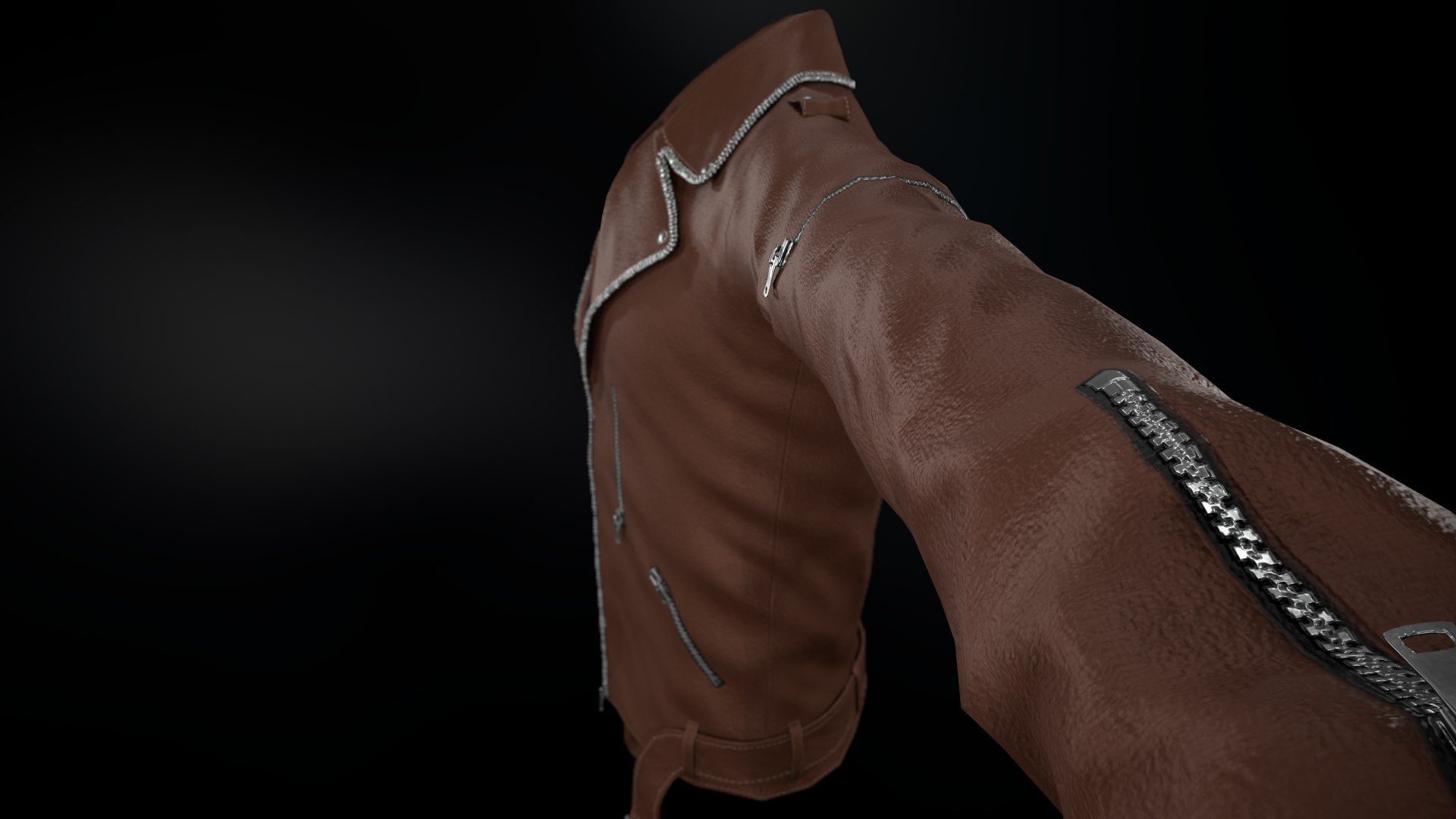 Brown Jacket 3D - TurboSquid 1447968