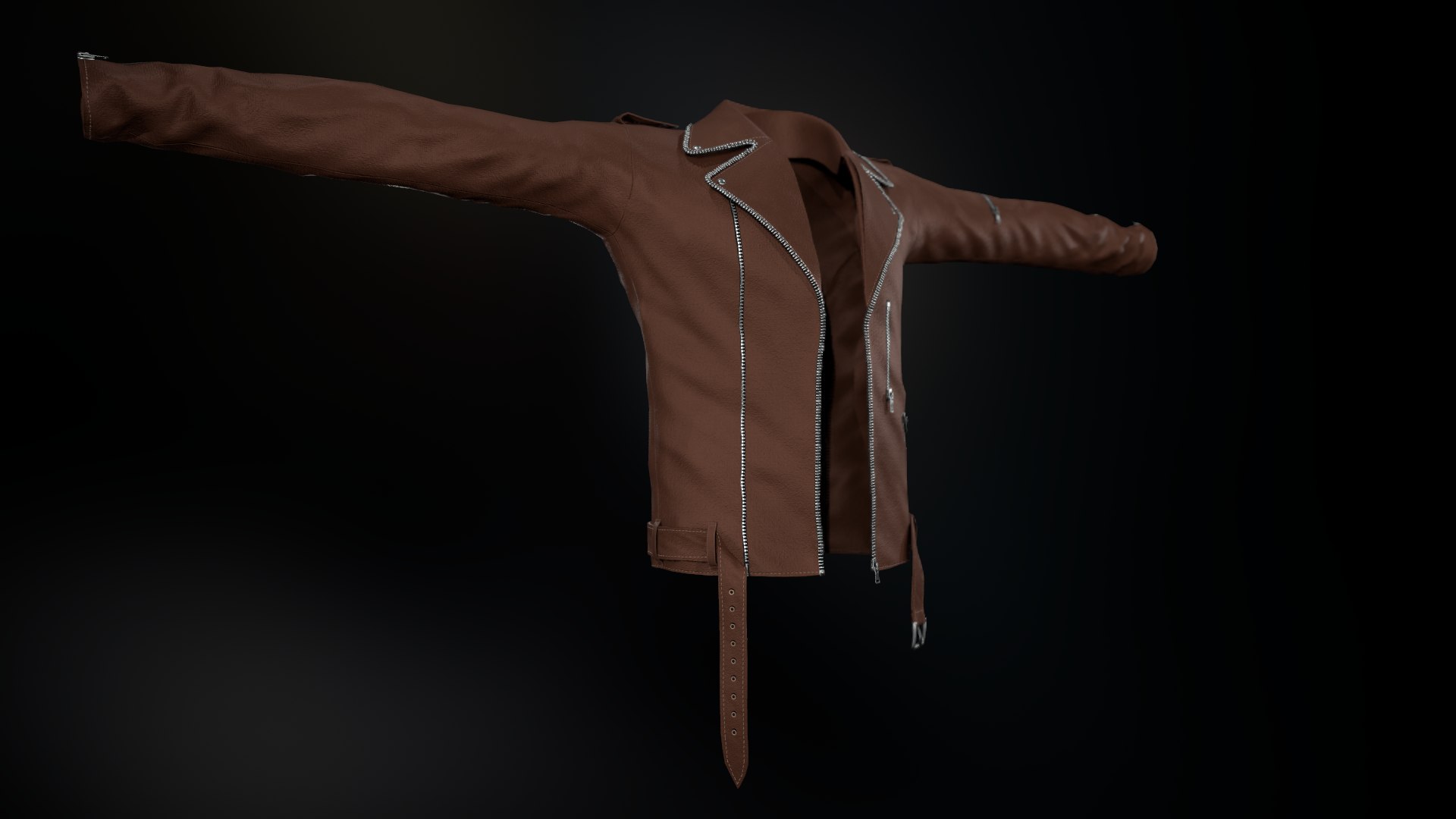 Brown Jacket 3D - TurboSquid 1447968