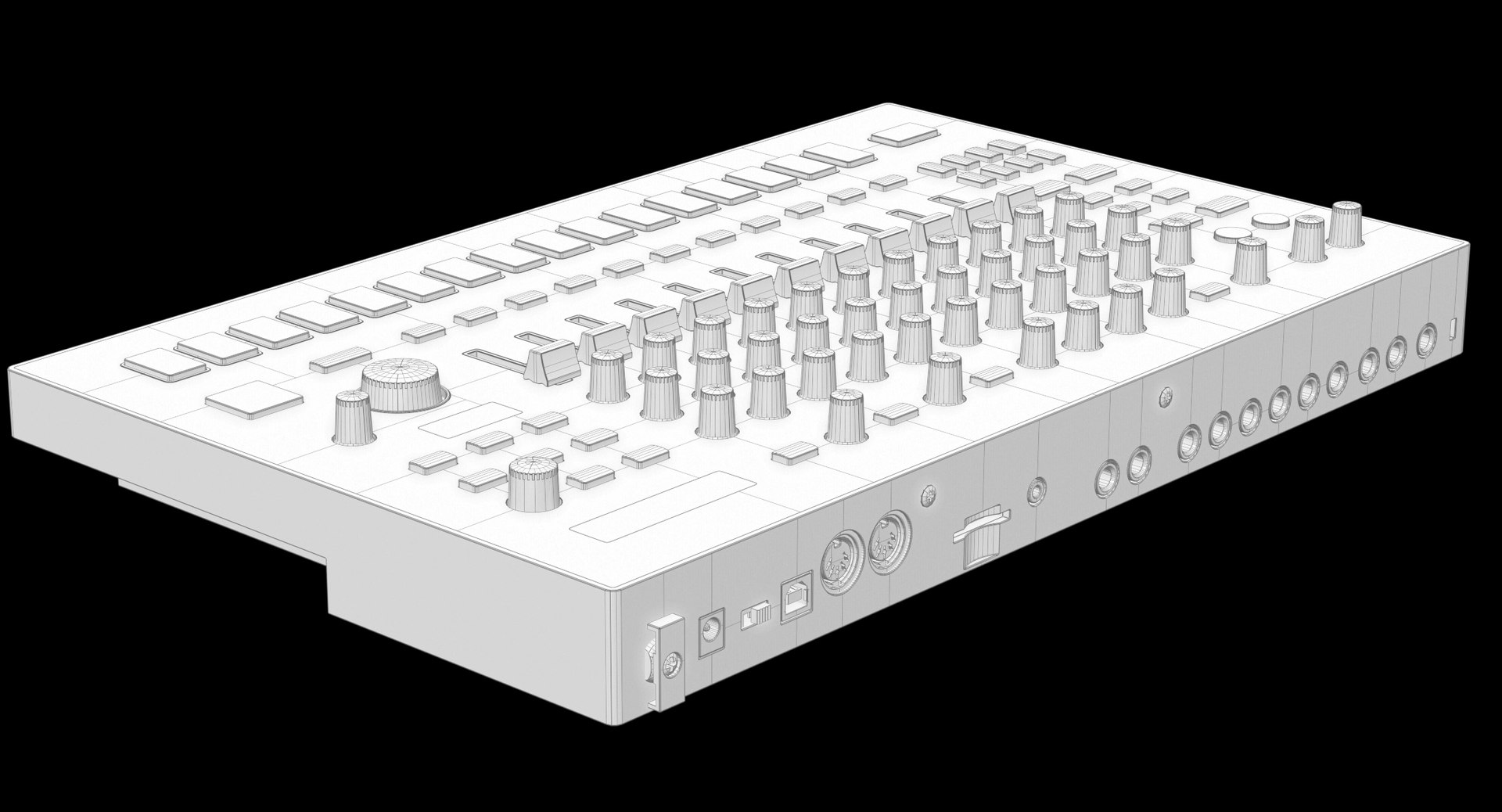 3D Drum Machine Roland Model - TurboSquid 1281252