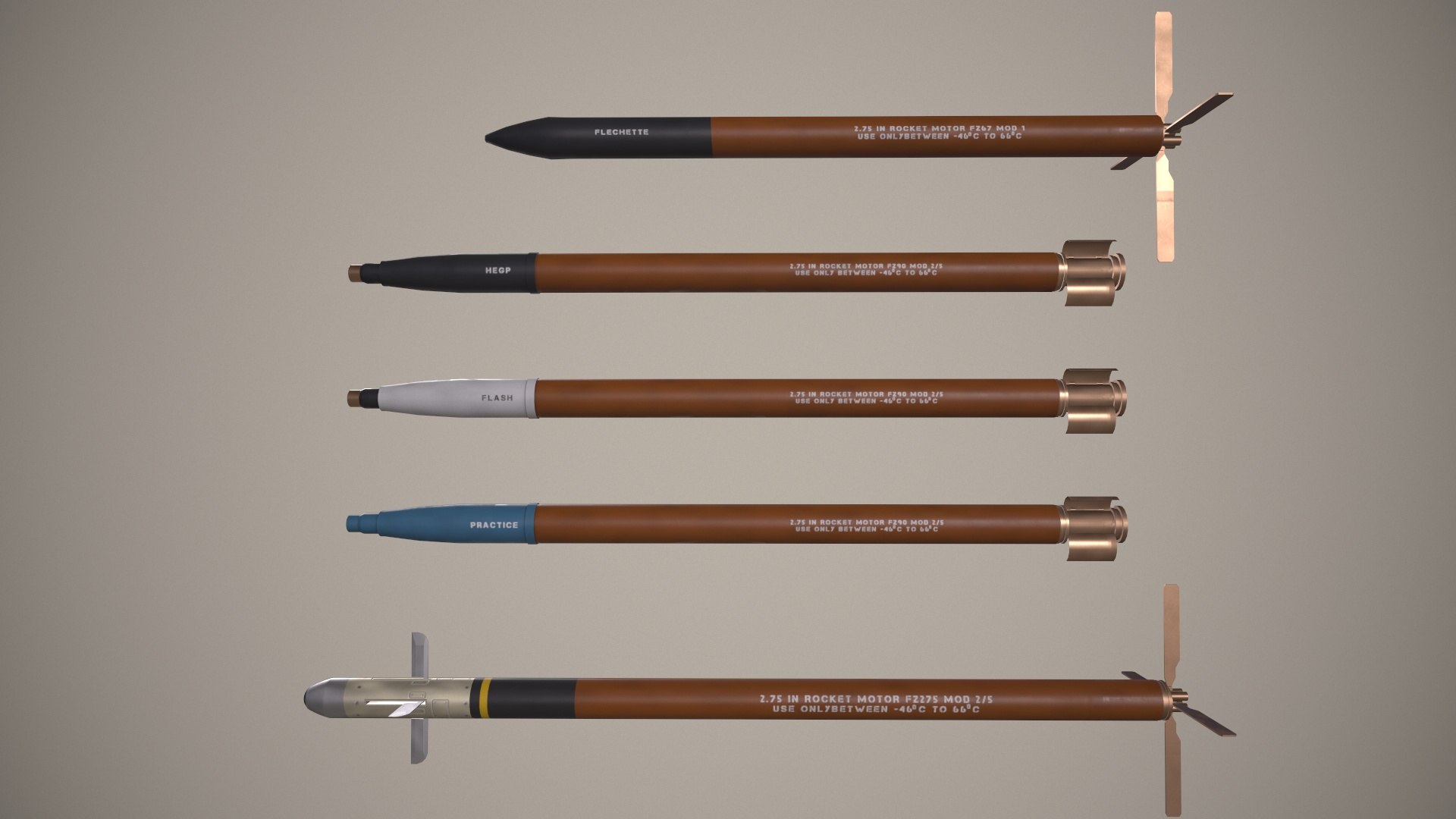 3D Model Rocket Launcher FZ233 With Missiles - TurboSquid 2207958