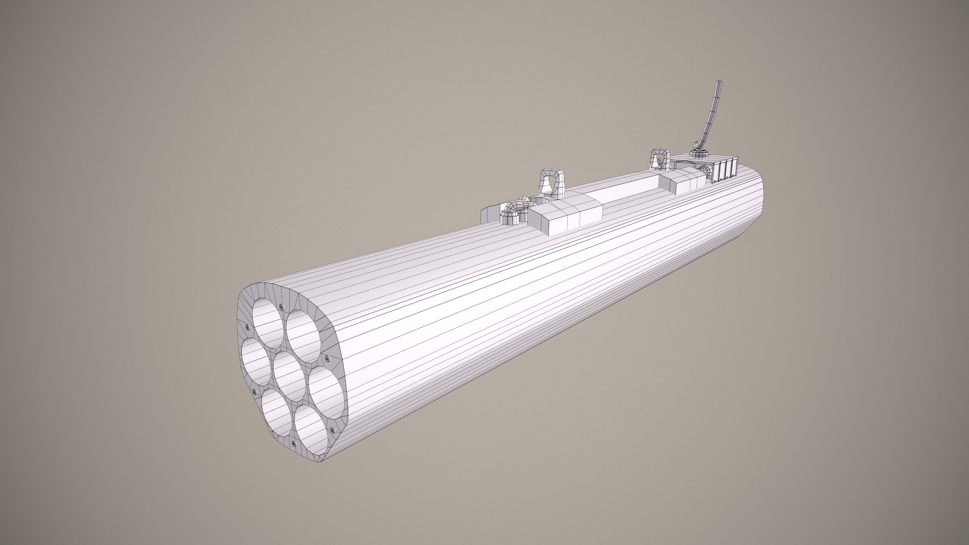 3D Model Rocket Launcher FZ233 With Missiles - TurboSquid 2207958