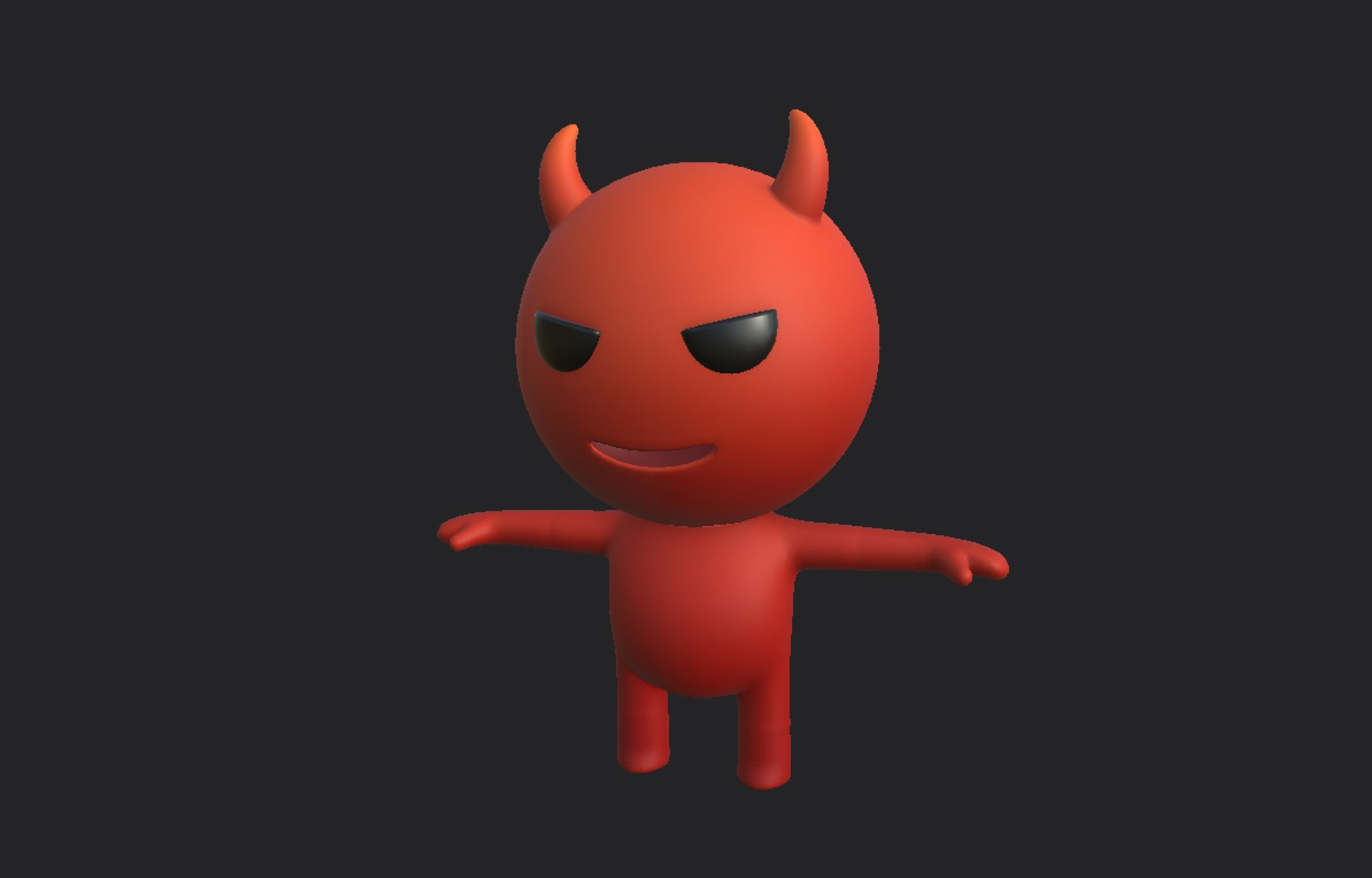 3D Devil Character Model - TurboSquid 1616180