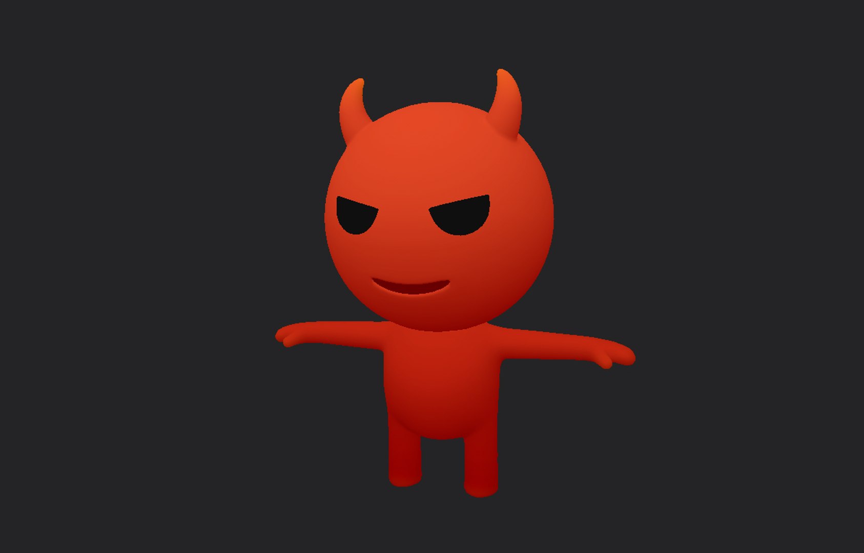 3D Devil Character Model - TurboSquid 1616180