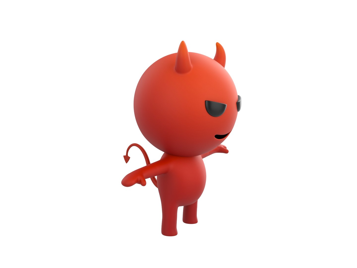 3D Devil Character Model - TurboSquid 1616180