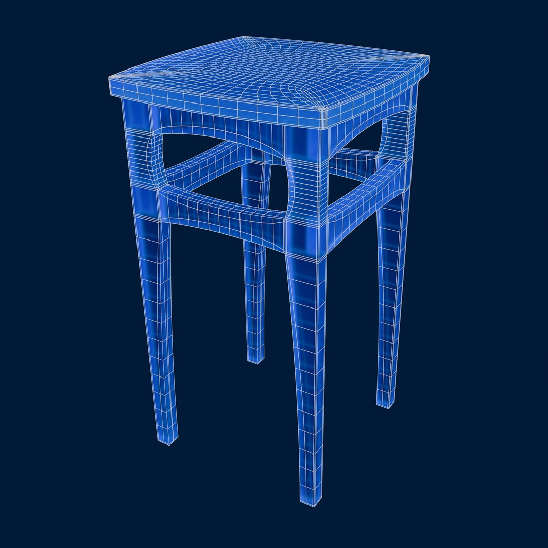 Walnut Iroko Hardwood End Table Furniture 8K PBR Subdiv Modern 3D Model - TurboSquid 2189947