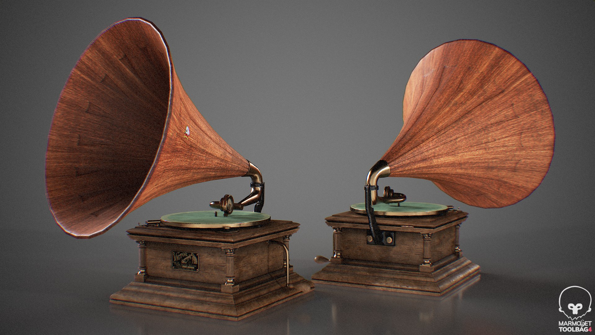 Gramophone 3D Model - TurboSquid 2224633