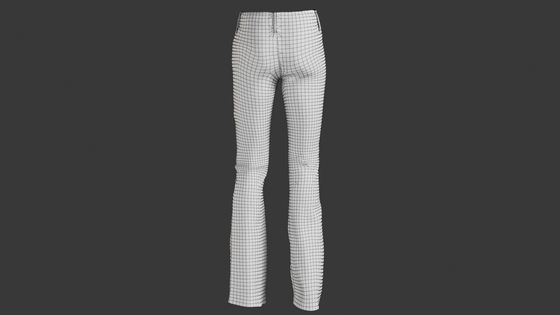 3D Mesh Women S Jeans - TurboSquid 1660395