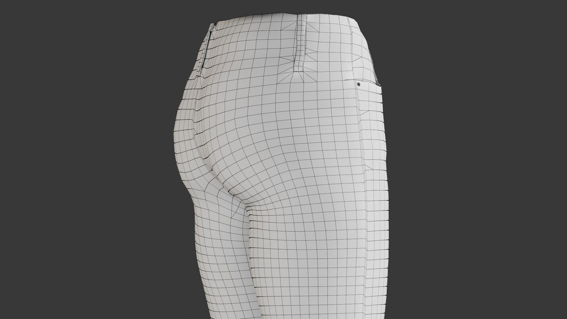 3D Mesh Women S Jeans - TurboSquid 1660395