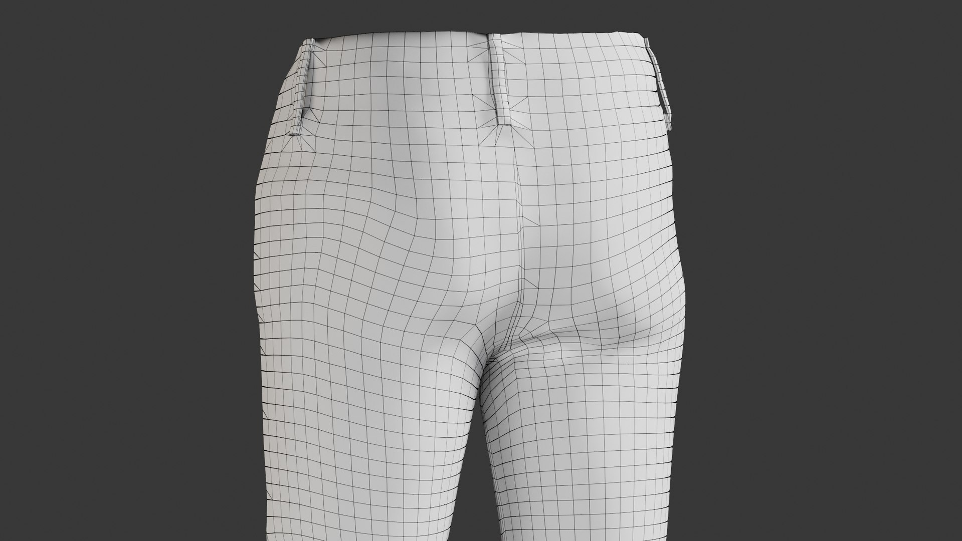 3D Mesh Women S Jeans - TurboSquid 1660395