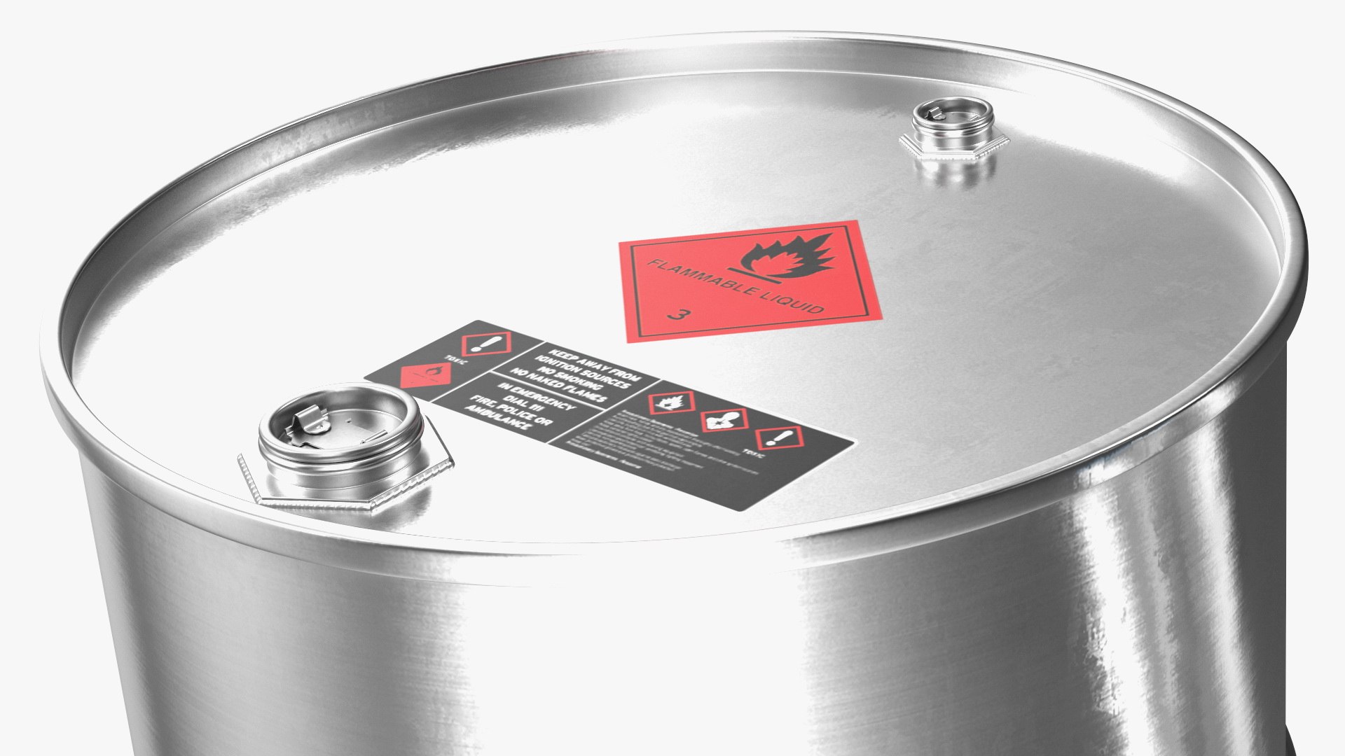 3D Horizontal Retention Basin with Ethanol Barrels - TurboSquid 1808599