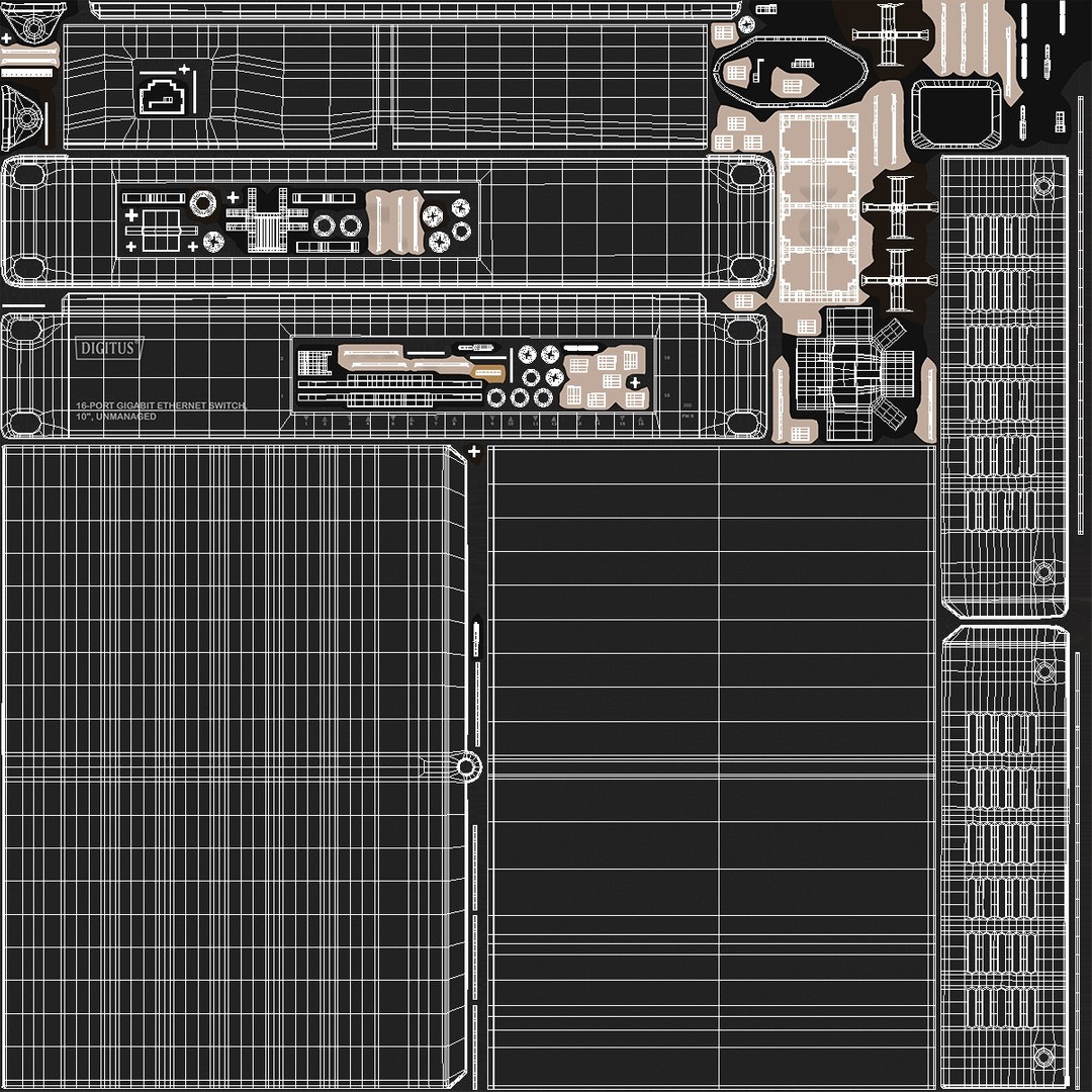 3D Network Switch Assmann DN-80115 Model - TurboSquid 2239662