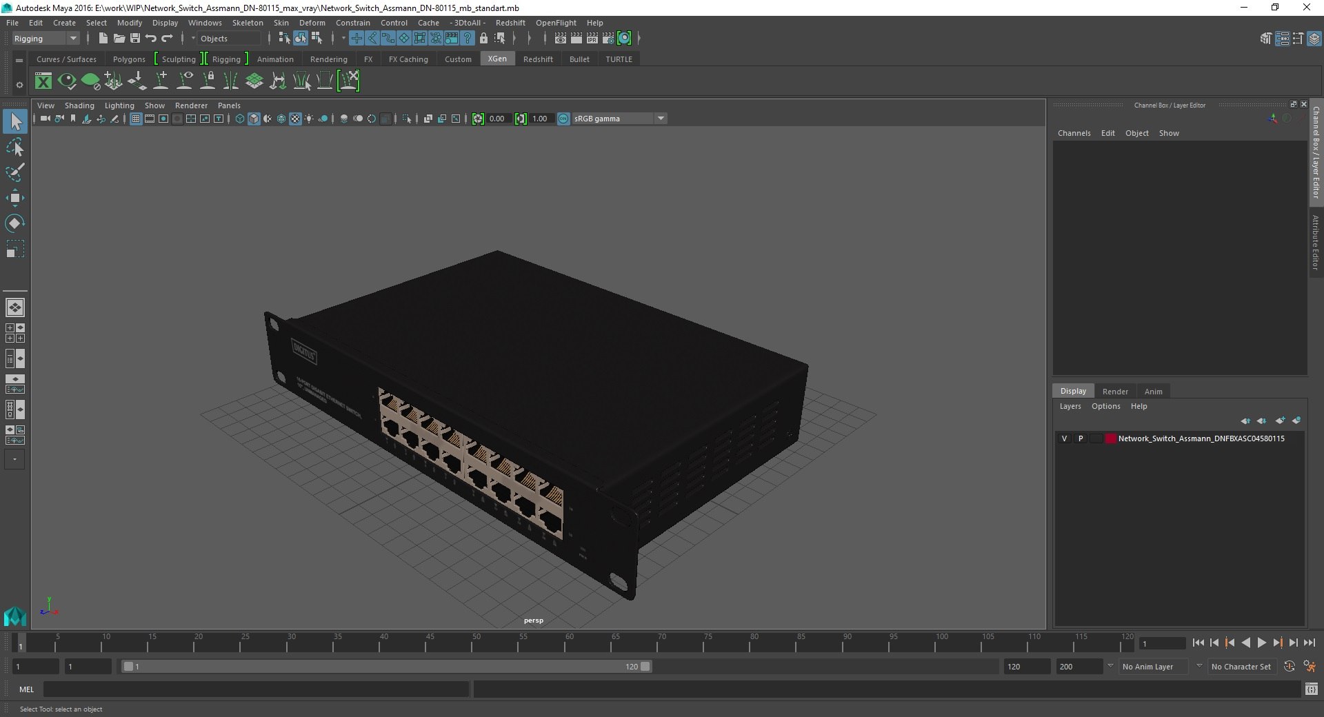 3D Network Switch Assmann DN-80115 Model - TurboSquid 2239662