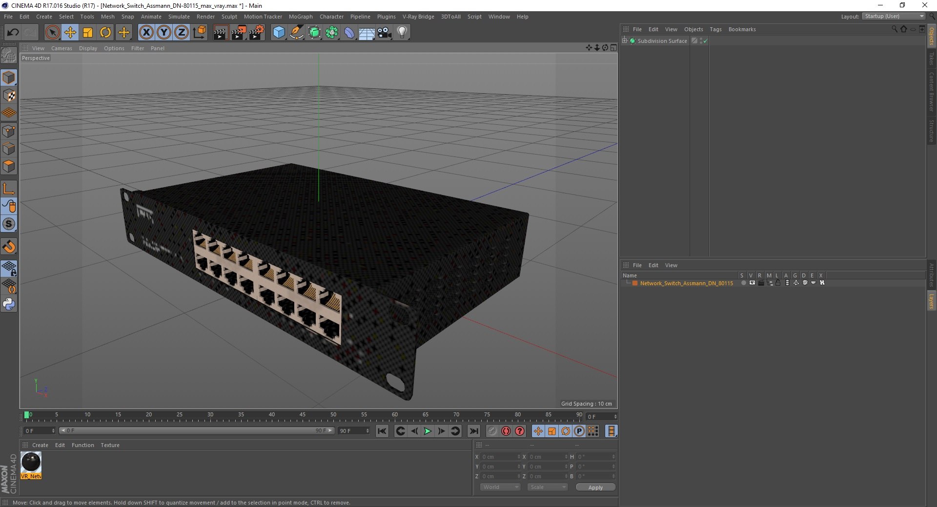 3D Network Switch Assmann DN-80115 Model - TurboSquid 2239662