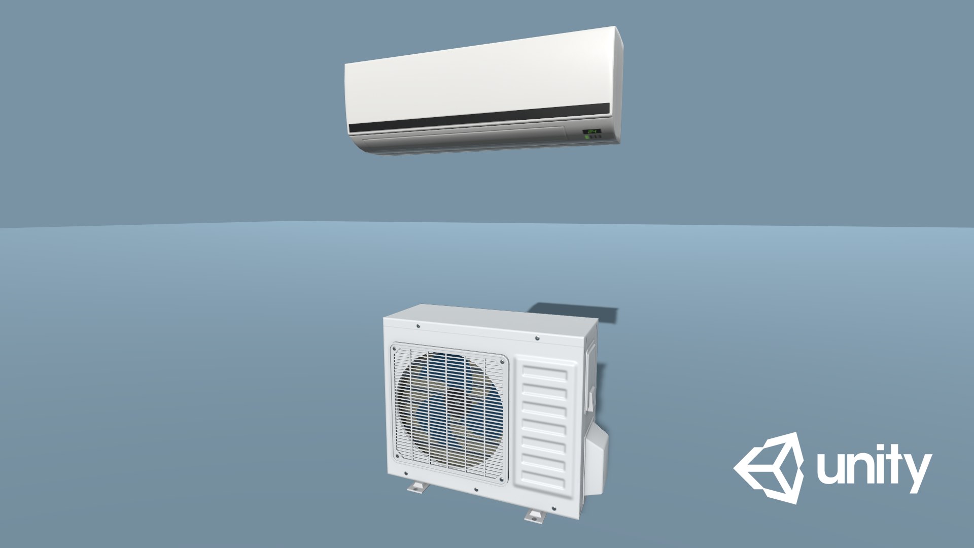 Low-poly Air Conditioner 3D Model - TurboSquid 1651033