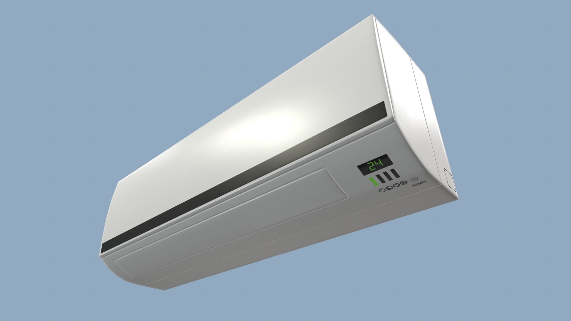 Low-poly Air Conditioner 3D Model - TurboSquid 1651033