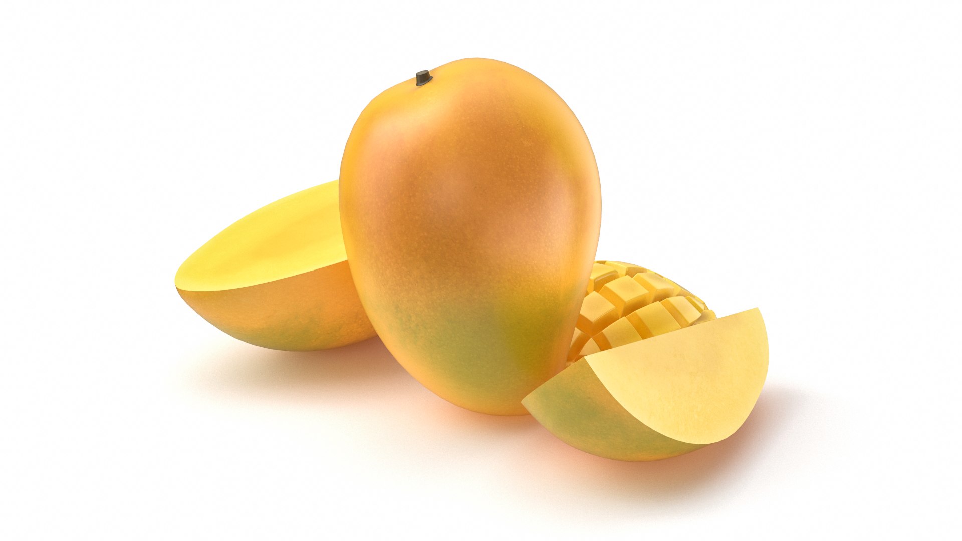 Mango Set 3D Model - TurboSquid 2227279