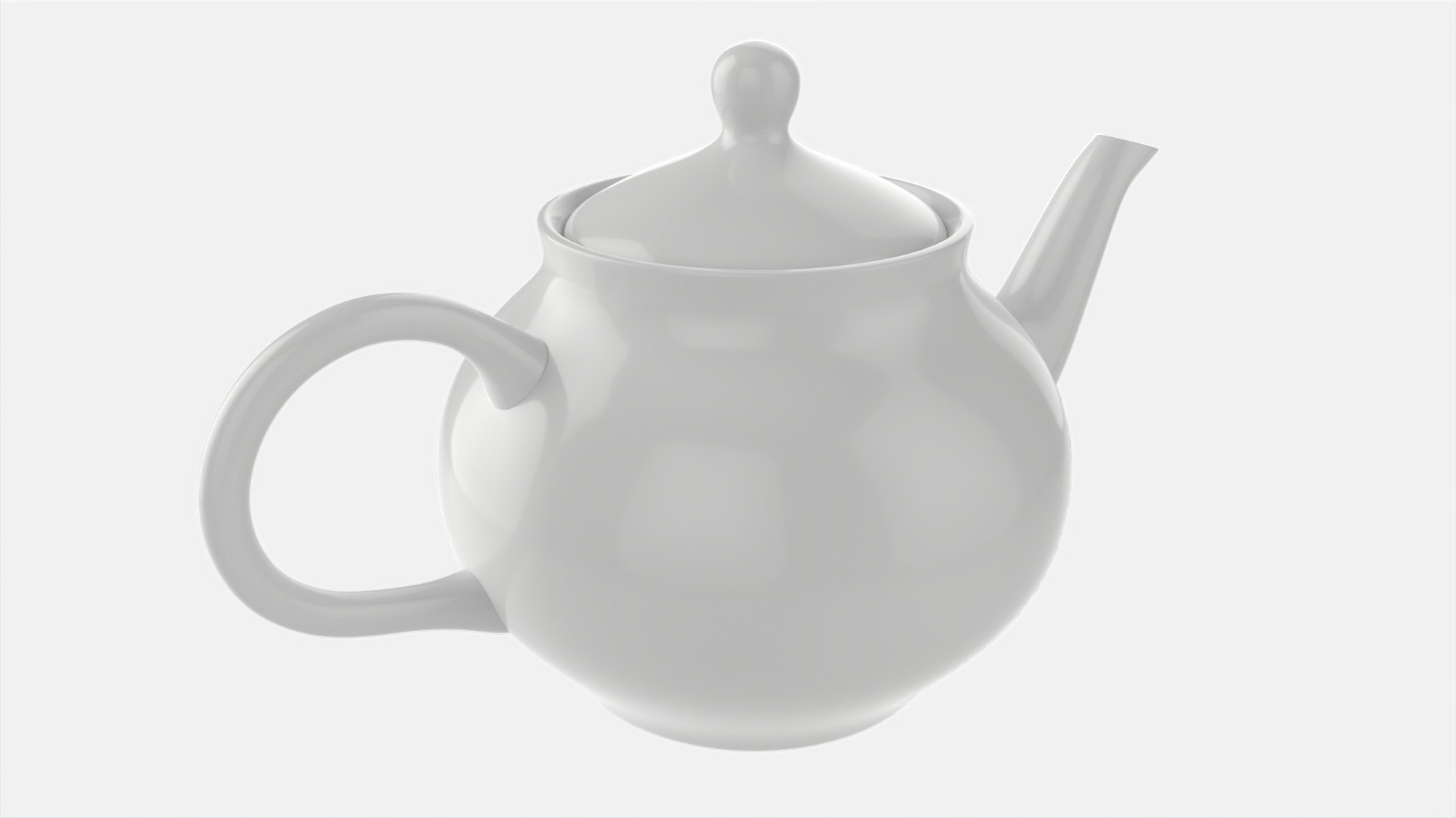3D Classic Ceramic Teapot 01 - TurboSquid 2055052