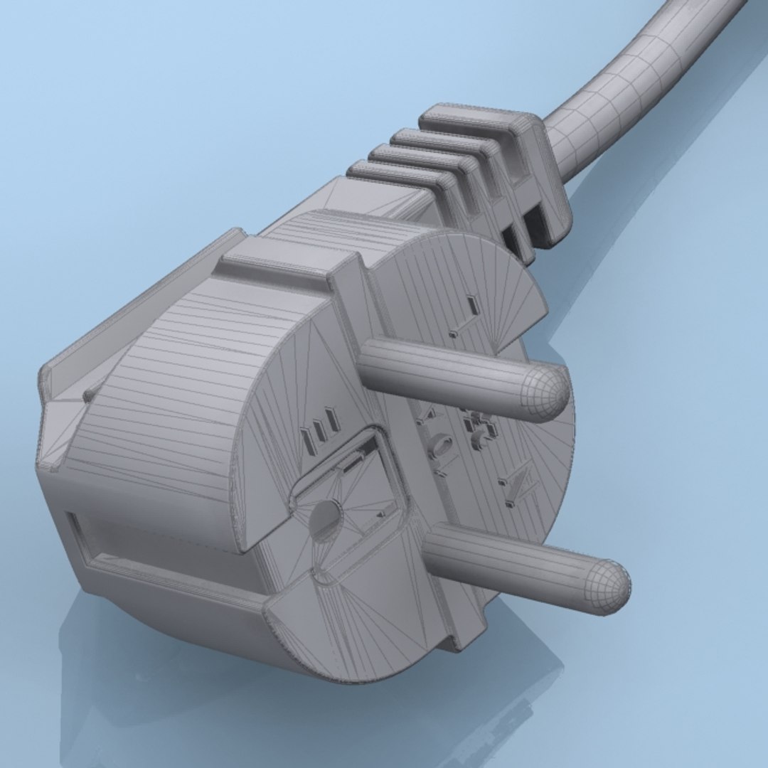 3d Model Computer Cables