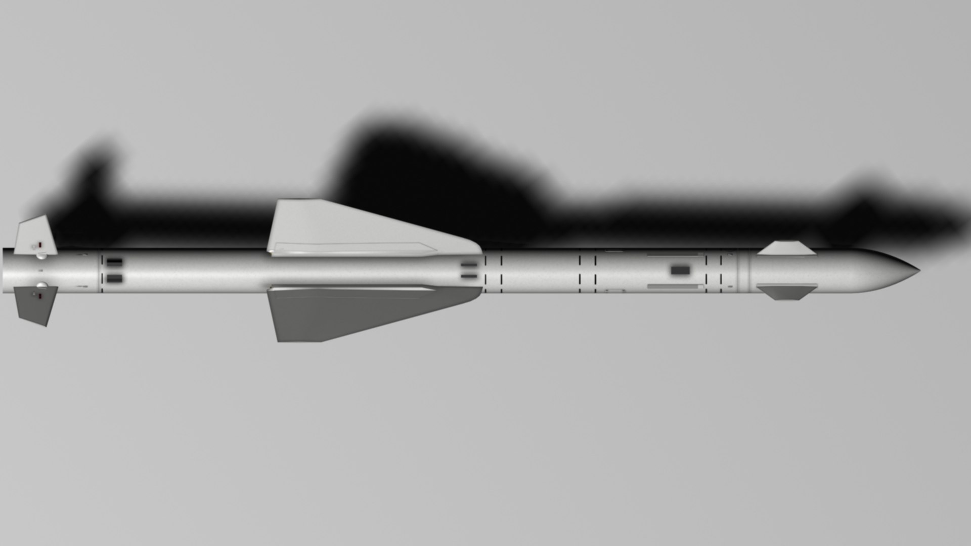 3d 3ds R-24r Radar Missile