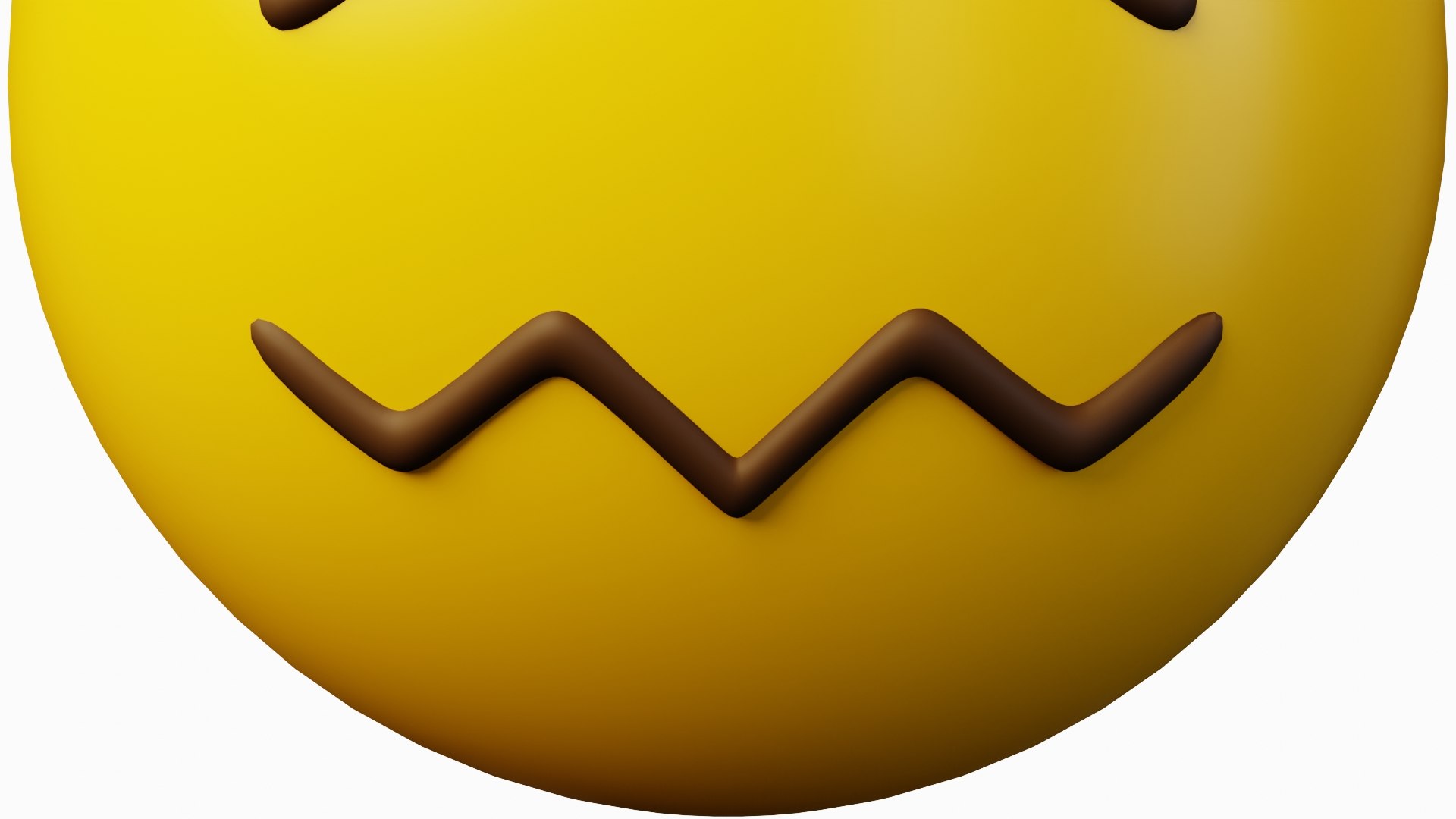 Confounded Face Emoticon Emoji Or Smiley 3D Model - TurboSquid 2218430