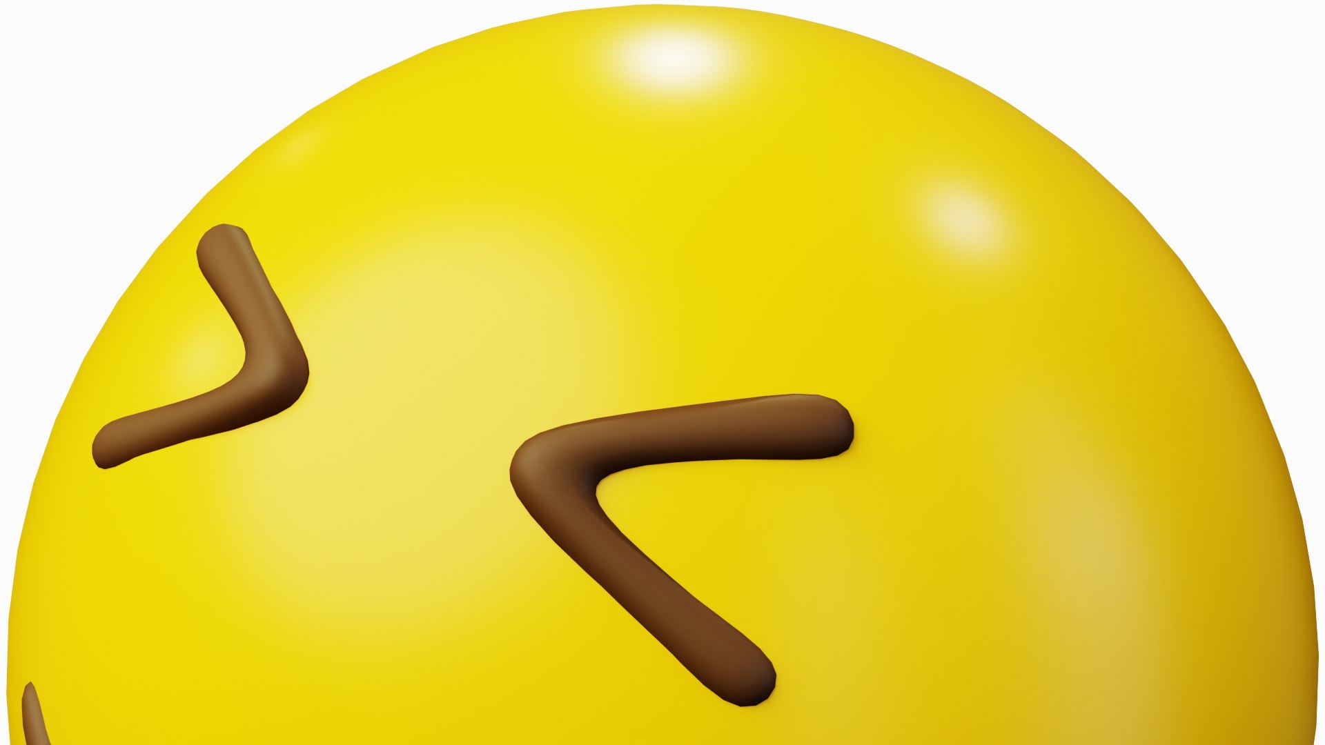 Confounded Face Emoticon Emoji Or Smiley 3D Model - TurboSquid 2218430