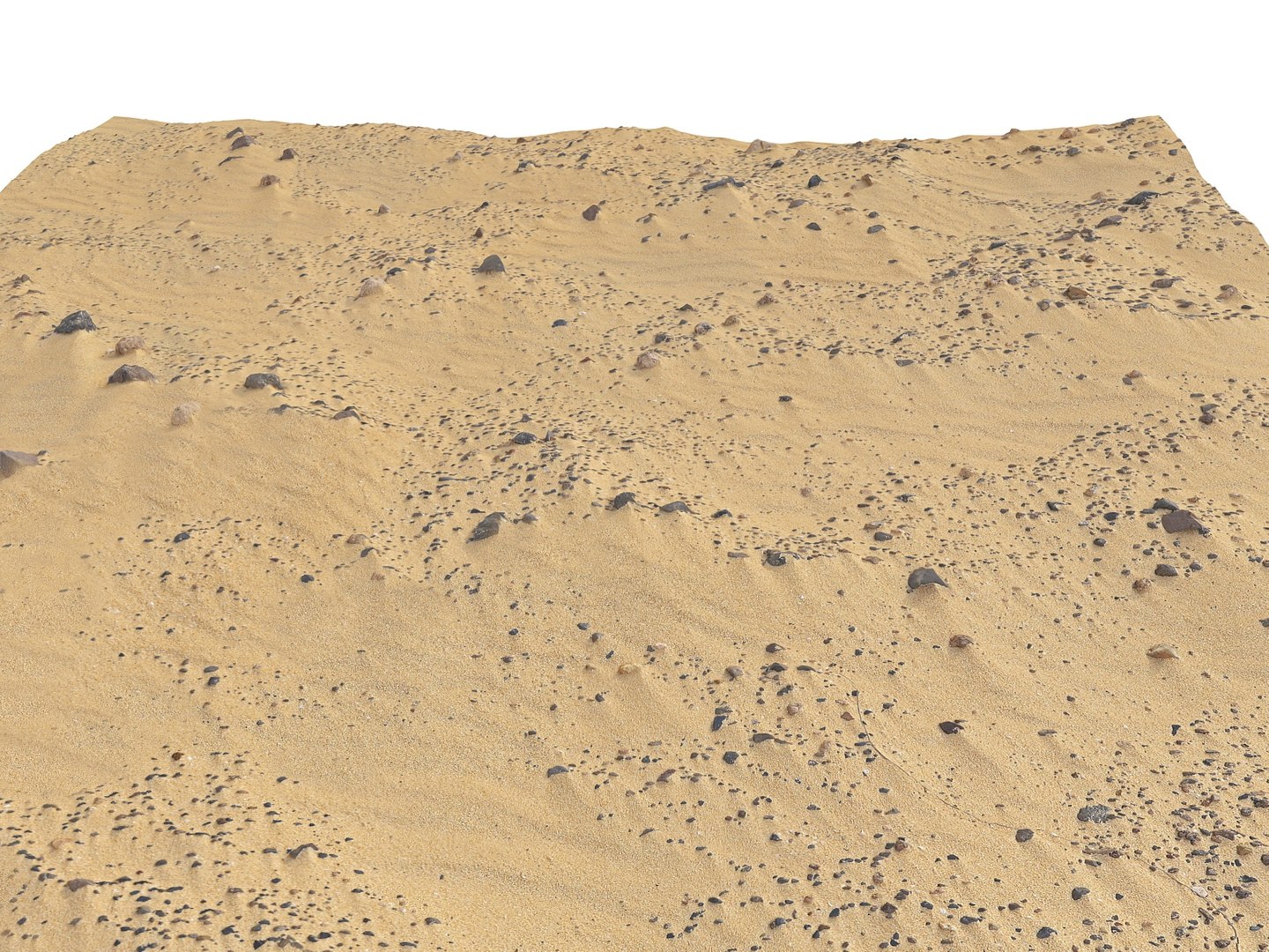 3D Dune Beach Ground Model - TurboSquid 1237377