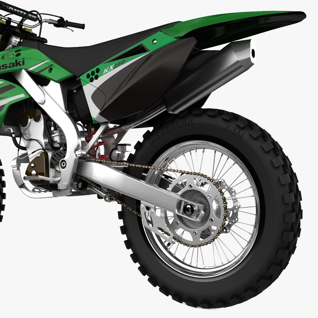 Realistic Kawasaki Kx 250f 3d 3ds