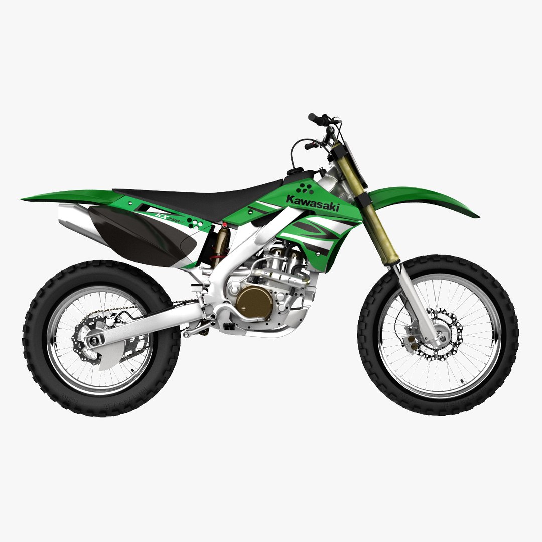 Realistic Kawasaki Kx 250f 3d 3ds