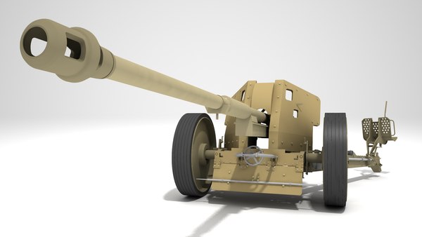 Pak43 antitank gun 88 mm 3D - TurboSquid 1718410