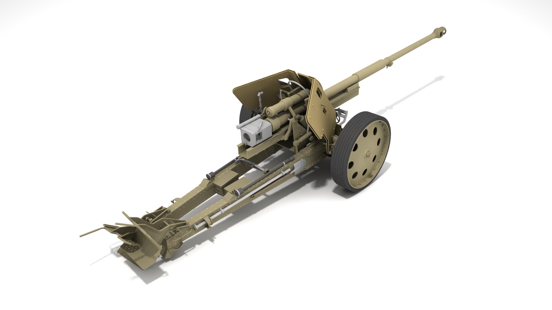 Pak43 Antitank Gun 88 Mm 3D - TurboSquid 1718410