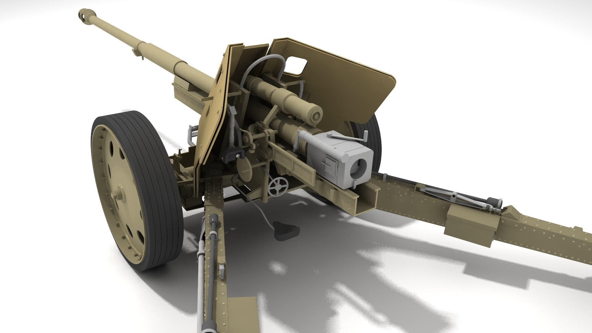 Pak43 Antitank Gun 88 Mm 3D - TurboSquid 1718410