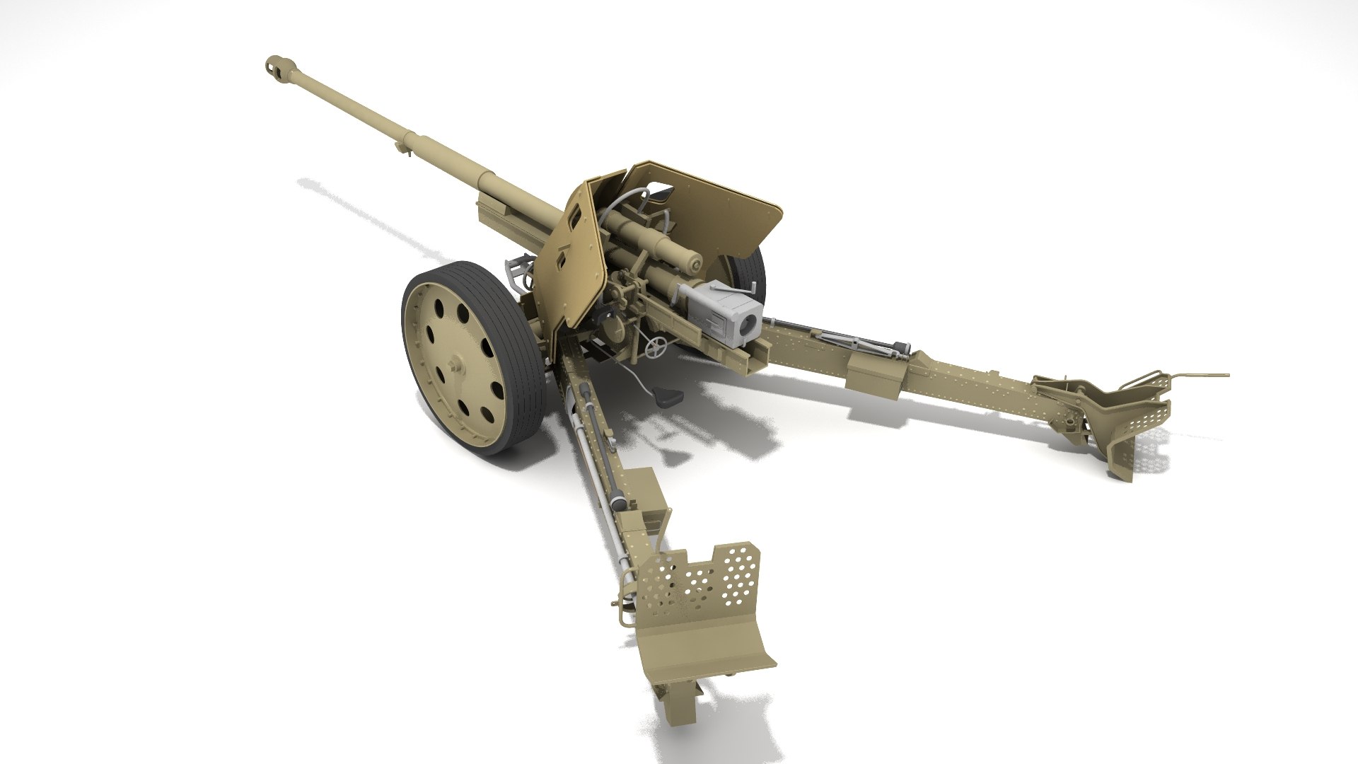 Pak43 Antitank Gun 88 Mm 3D - TurboSquid 1718410