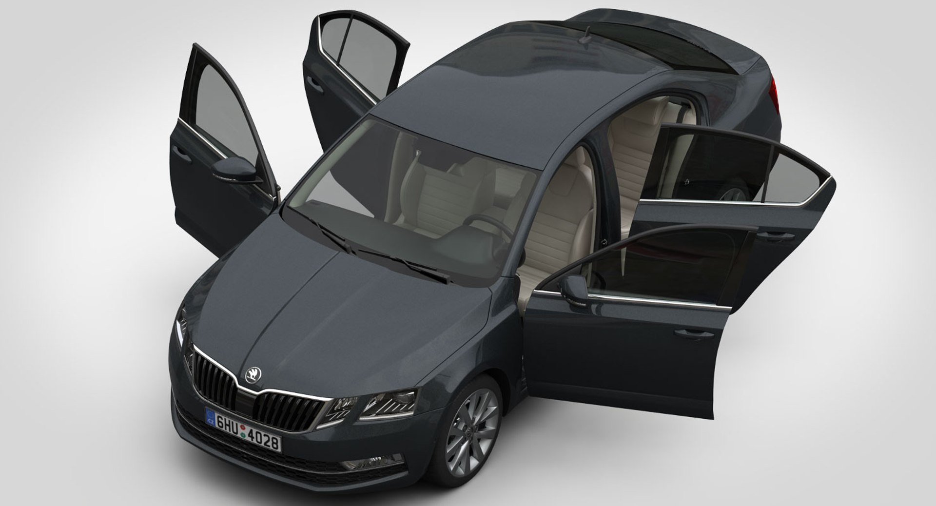 3D Model Skoda Auto Octavia Car - TurboSquid 1286779