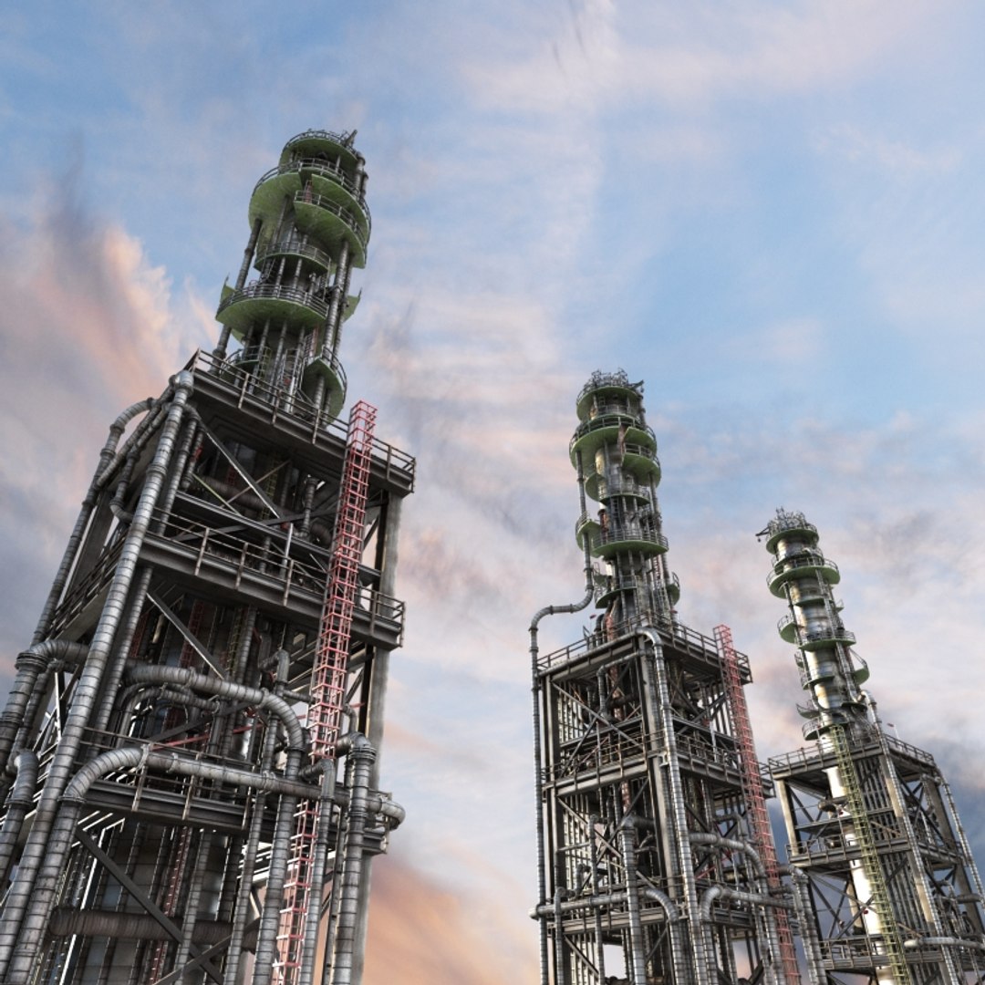 Refinery Oil 3d Max