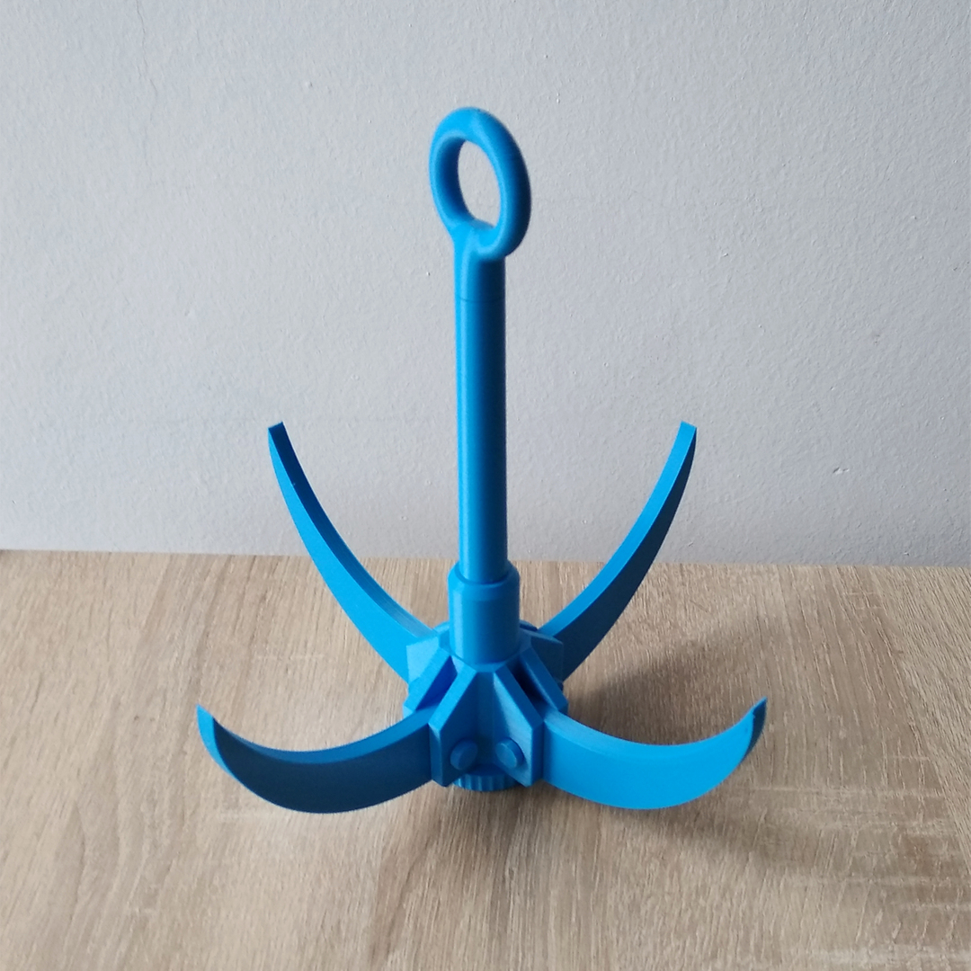 3D 3D Printable Grappling Hook - TurboSquid 1862982