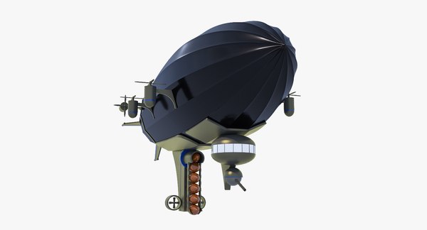 3D army blimp - sci-fiction - TurboSquid 1209327