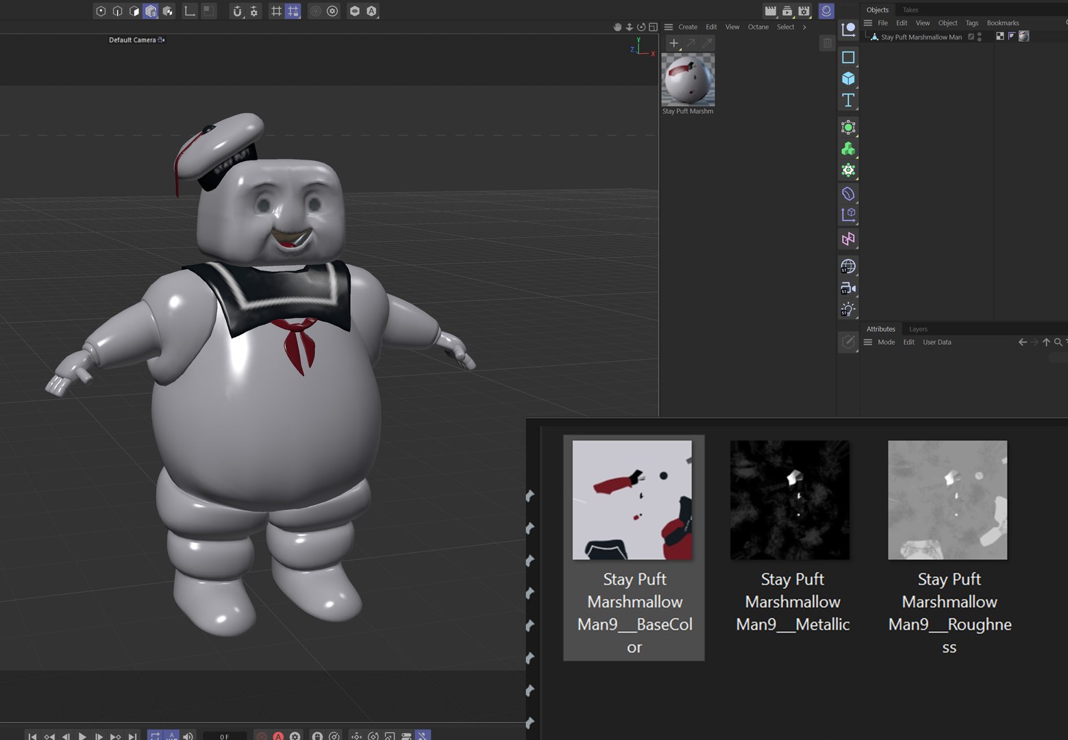 Stay Puft Marshmallow Man Model - TurboSquid 2192100