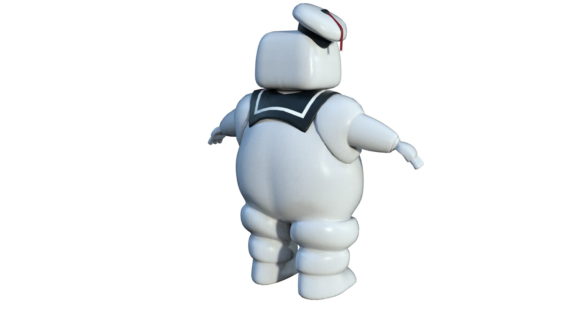 Stay Puft Marshmallow Man Model - TurboSquid 2192100