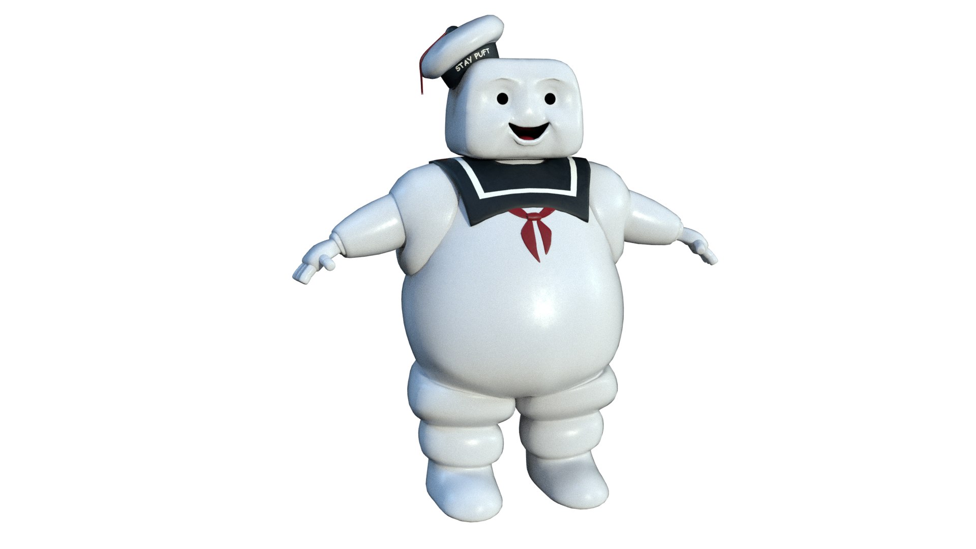 Stay Puft Marshmallow Man Model - TurboSquid 2192100