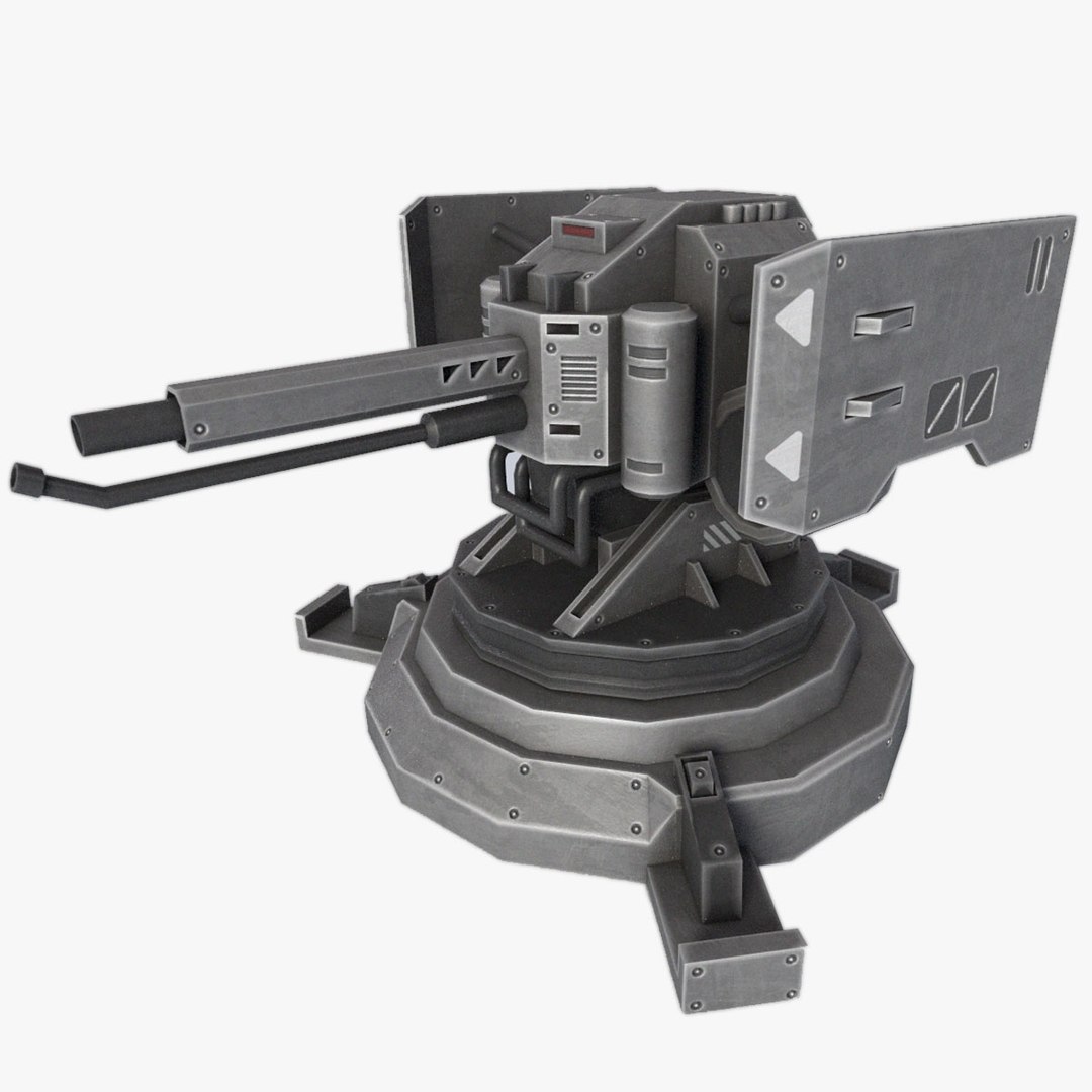 3D Prototype Turret - TurboSquid 2392516