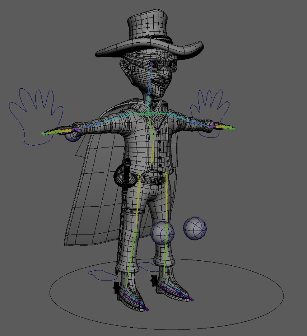 Character Setup 3d Model