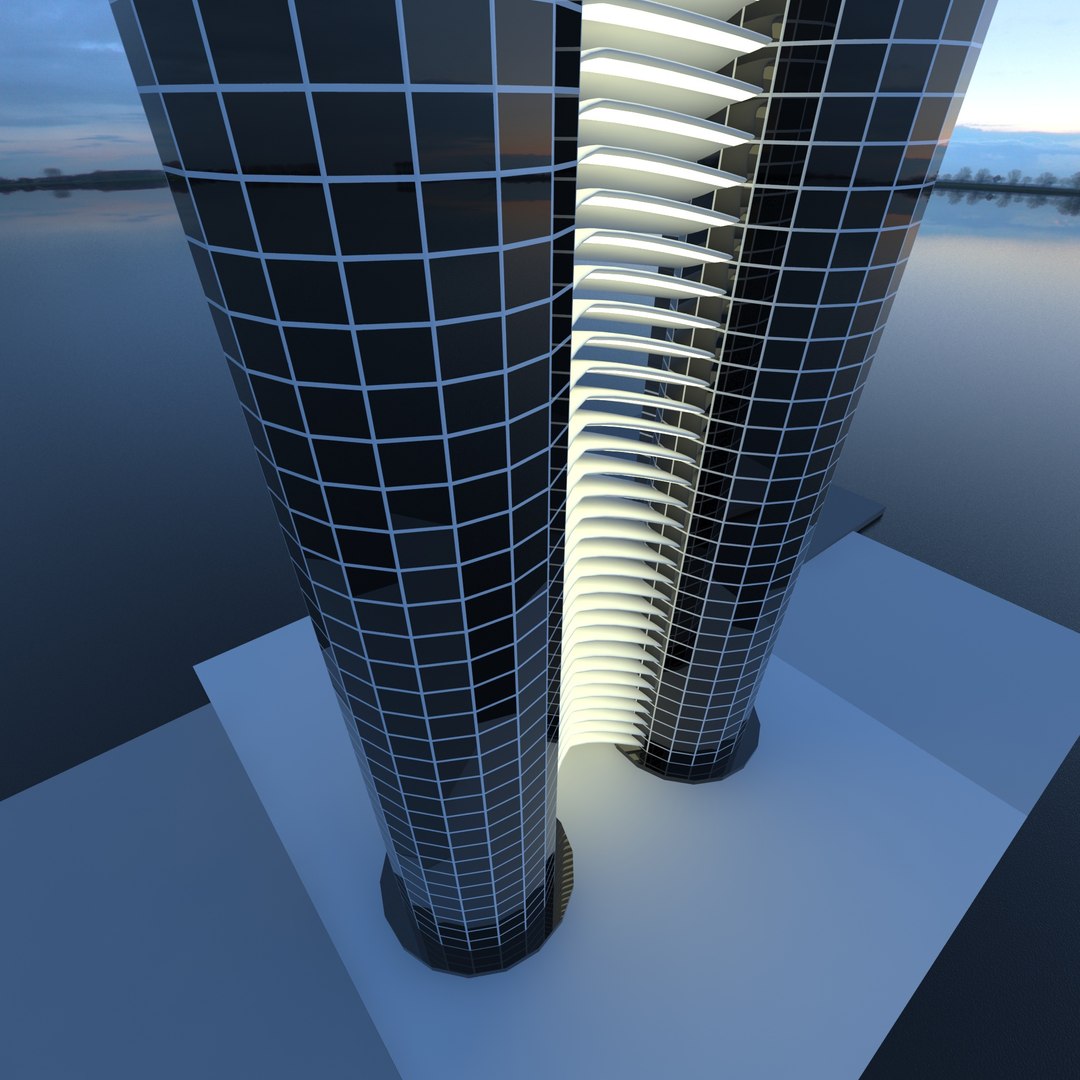 Skyscraper 3D Model - TurboSquid 1852344