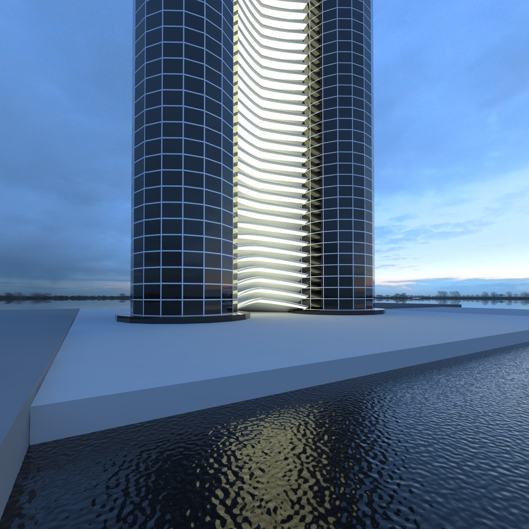 Skyscraper 3D Model - TurboSquid 1852344