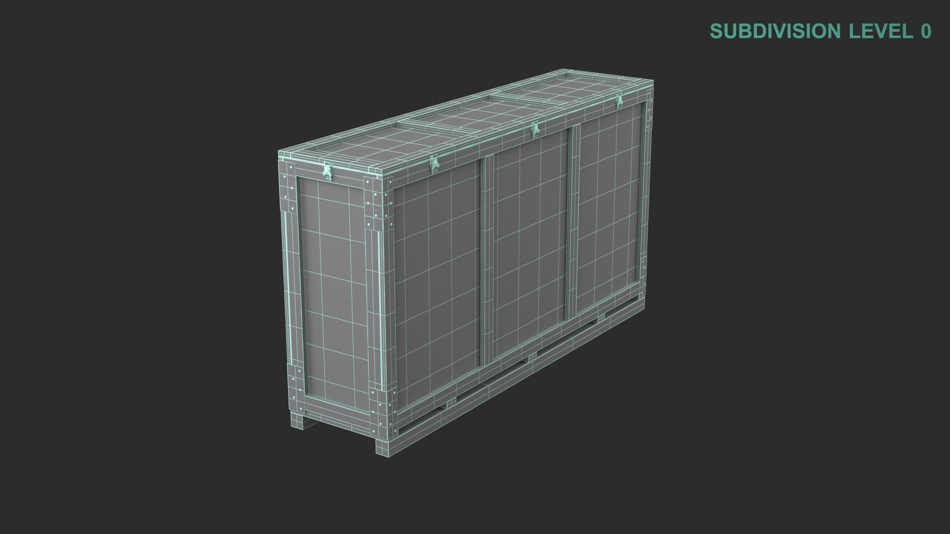 Shipping Crate 3D model - TurboSquid 2042590