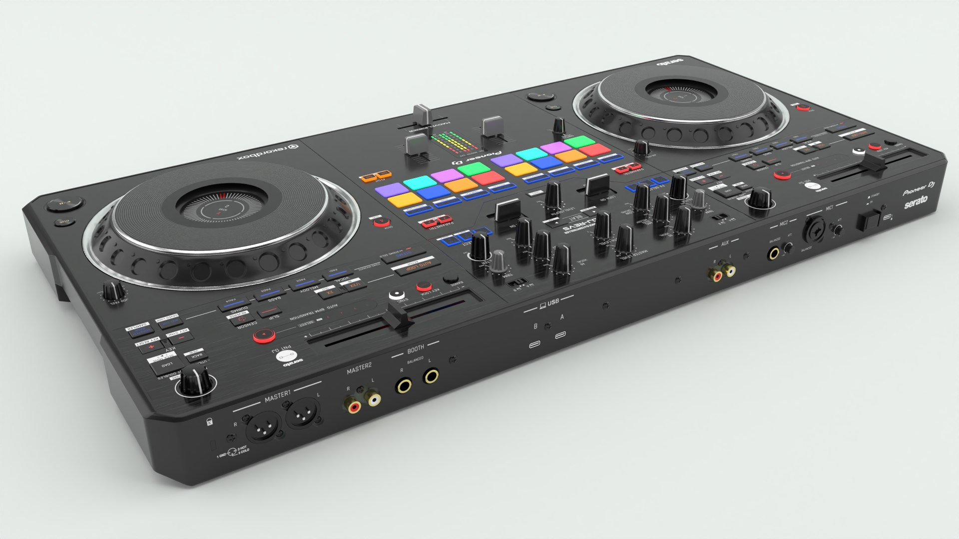 Pioneer DDJ-REV5 DJ Controller Black 3D Model - TurboSquid 2119279
