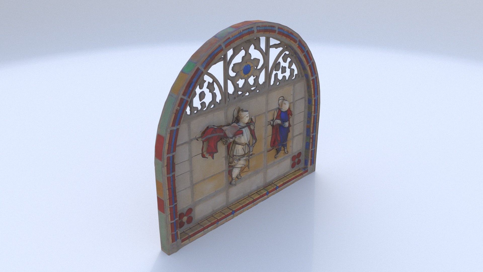 3D Stained Glass Panel - TurboSquid 2327778