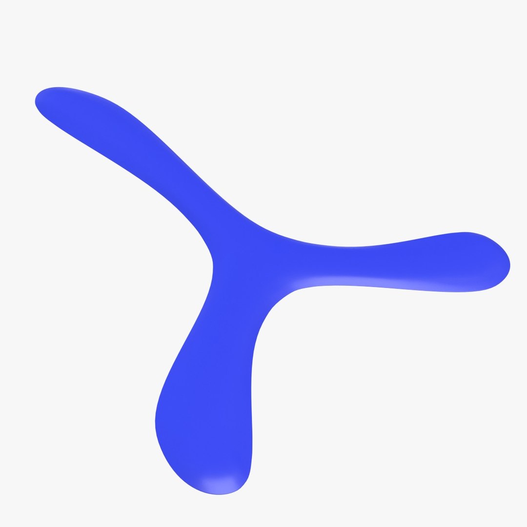 3D Tri-blades Boomerang - TurboSquid 1451954
