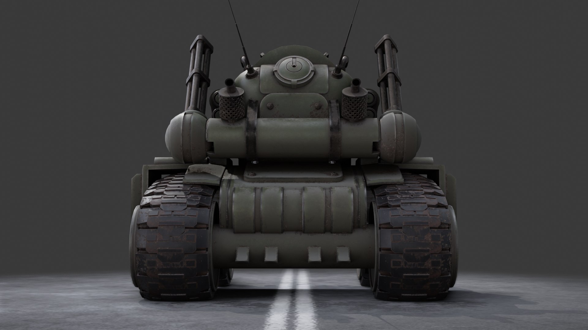 3D Metal Slug Tank Model - TurboSquid 1612680